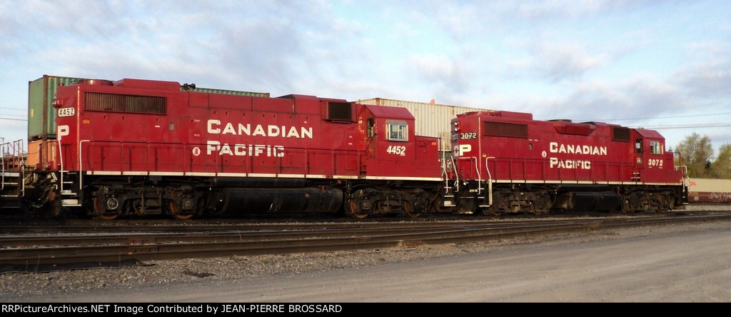 TWO CP GP38 in Yard